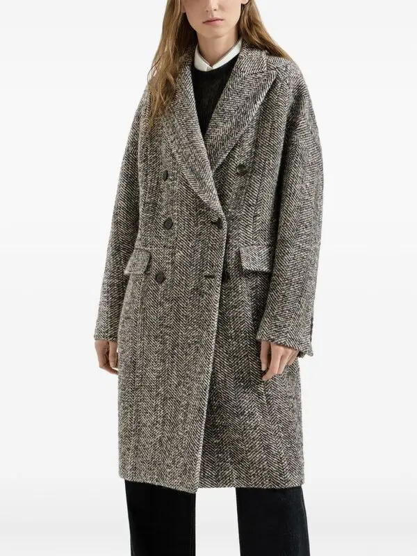 Brunello Cucinelli Wool Double-breasted Coat