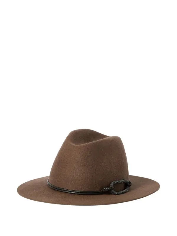 Brunello Cucinelli Felt Fedora Hat