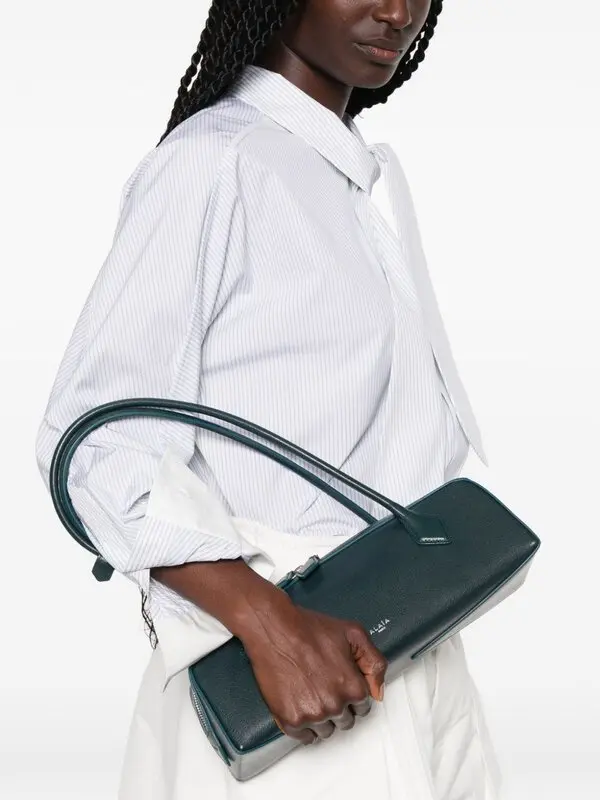 Alaïa Le Teckel Medium Leather Shoulder Bag - Blue