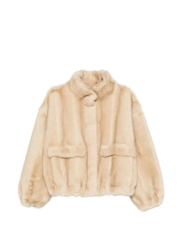 Apparis Iris Faux Fur Bomber Jacket