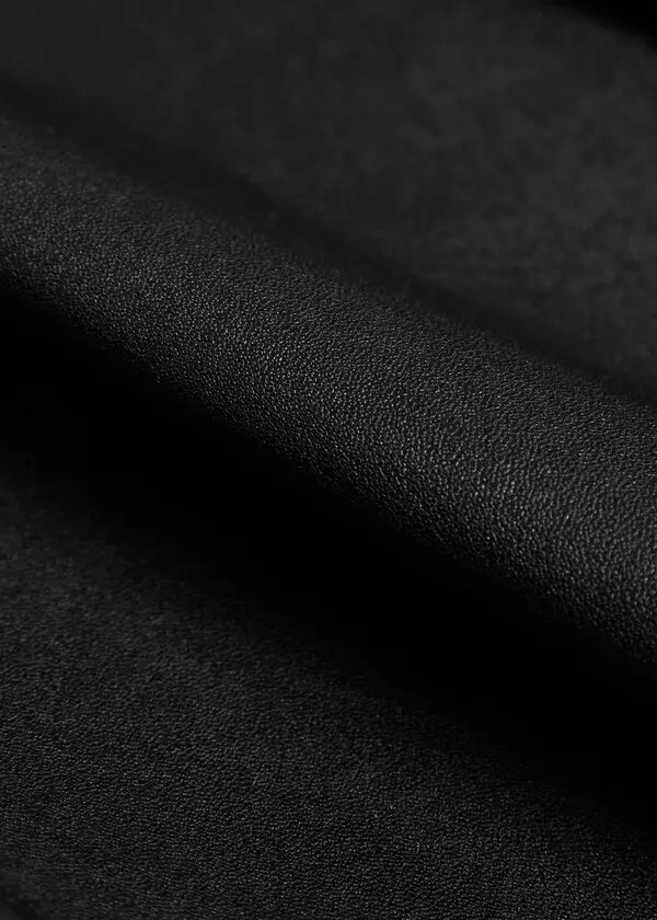 Simkhai Raven Leather Midi Pencil Skirt