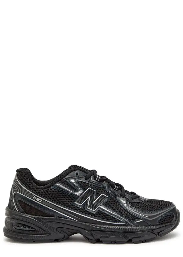 NEW BALANCE 740 Panelled Mesh Sneakers - Black