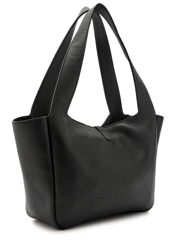 Saint Laurent Bea Grained Leather Tote Bag - Black