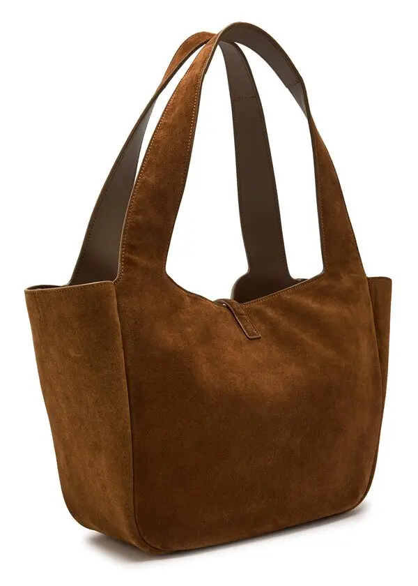 Saint Laurent Bea Suede Tote Bag