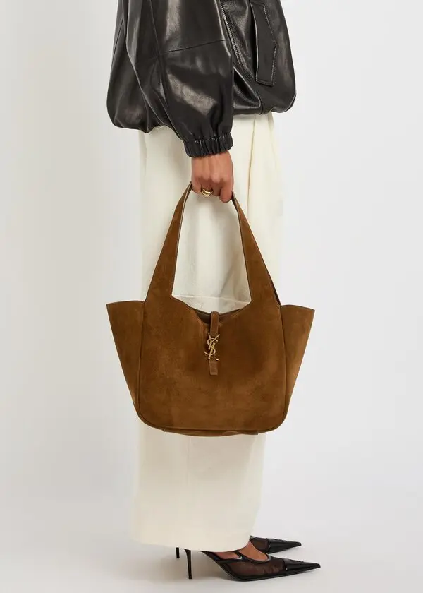 Saint Laurent Bea Suede Tote Bag