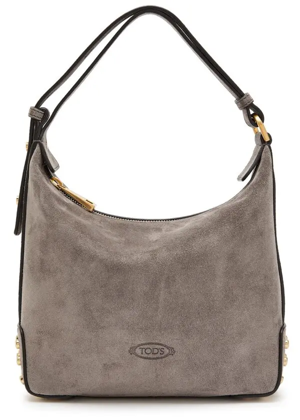 TOD'S Mini Suede Top Handle Bag