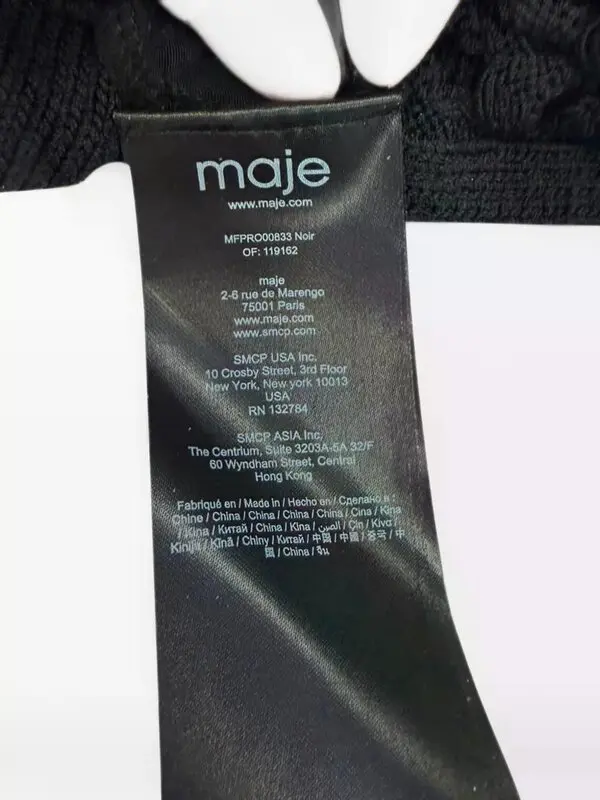 Maje Pointelle A-line Dress
