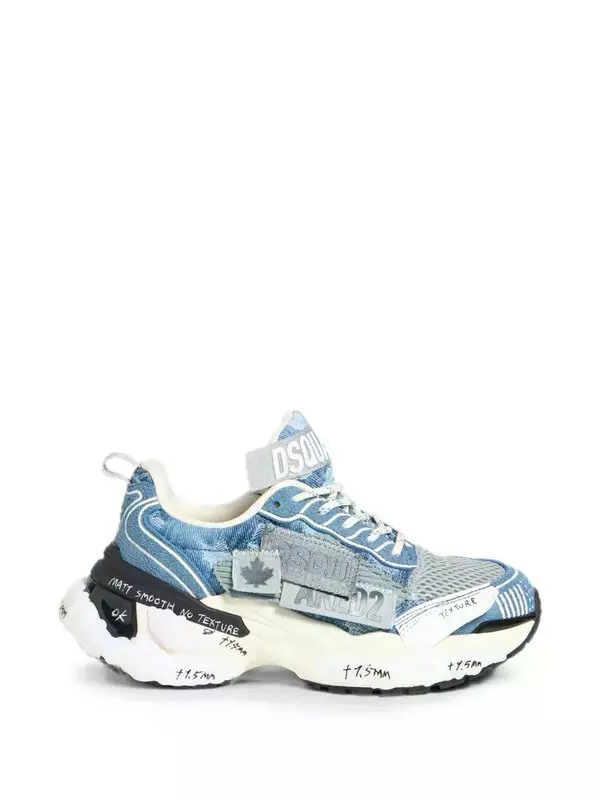 Dsquared2 Denim Monogram Sneakers