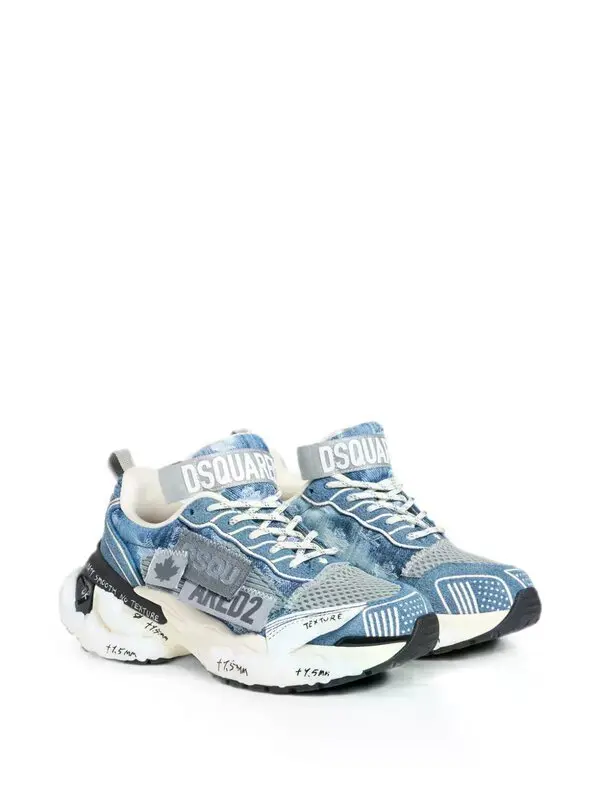 Dsquared2 Denim Monogram Sneakers
