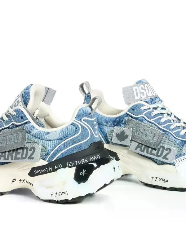 Dsquared2 Denim Monogram Sneakers