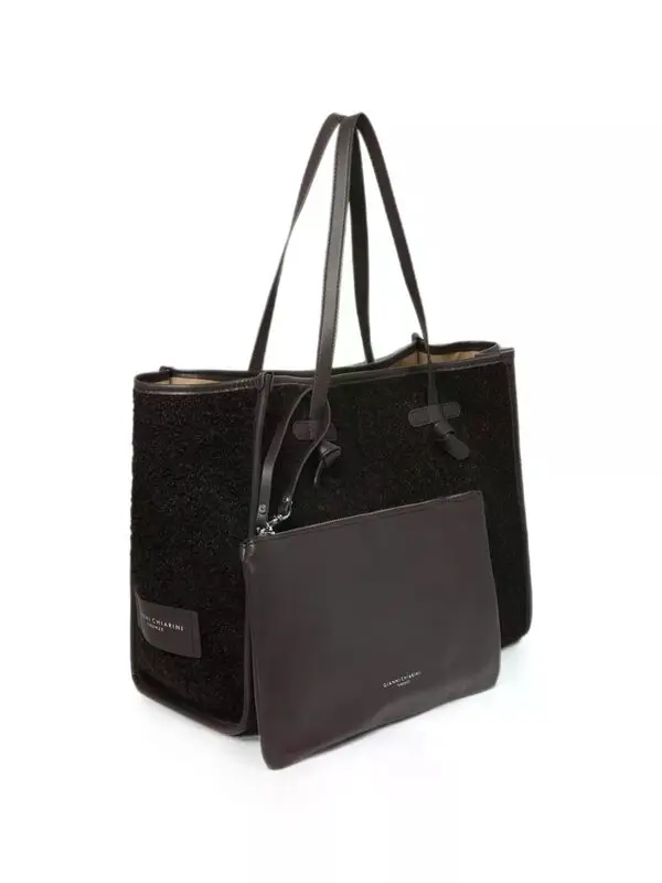 GIANNI CHIARINI Marcella Bouclé Tote Bag