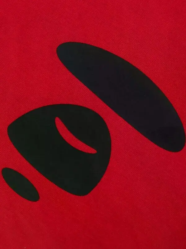 AAPE BY *A BATHING APE Moonface-print T-shirt