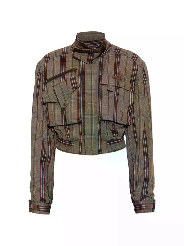 VIVIENNE WESTWOOD Memphis Check Jacket - Brown