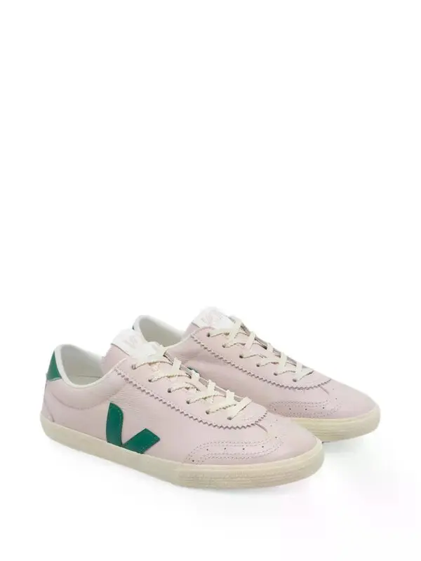 VEJA Volley Logo-patch Sneakers - Neutrals