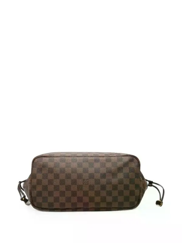 LOUIS VUITTON 2019 Damier Ebene Neverfull Mm Tote Bag - Brown