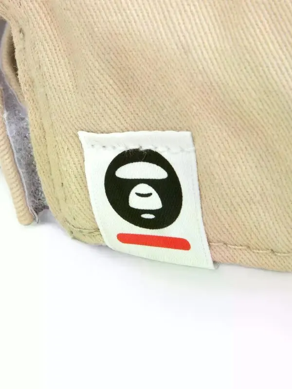 AAPE BY *A BATHING APE Logo-embroidered Cap - Neutrals