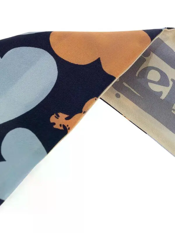 VIVIENNE WESTWOOD Orb-print Heart-pattern Scarf