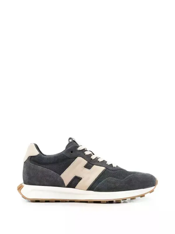 Hogan Panelled Logo Patch Sneakers