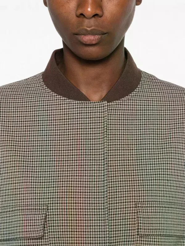 TWINSET Houndstooth Cropped Jacket