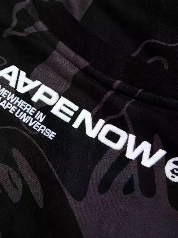 AAPE BY *A BATHING APE Moonface-patch Camo Sweatshirt