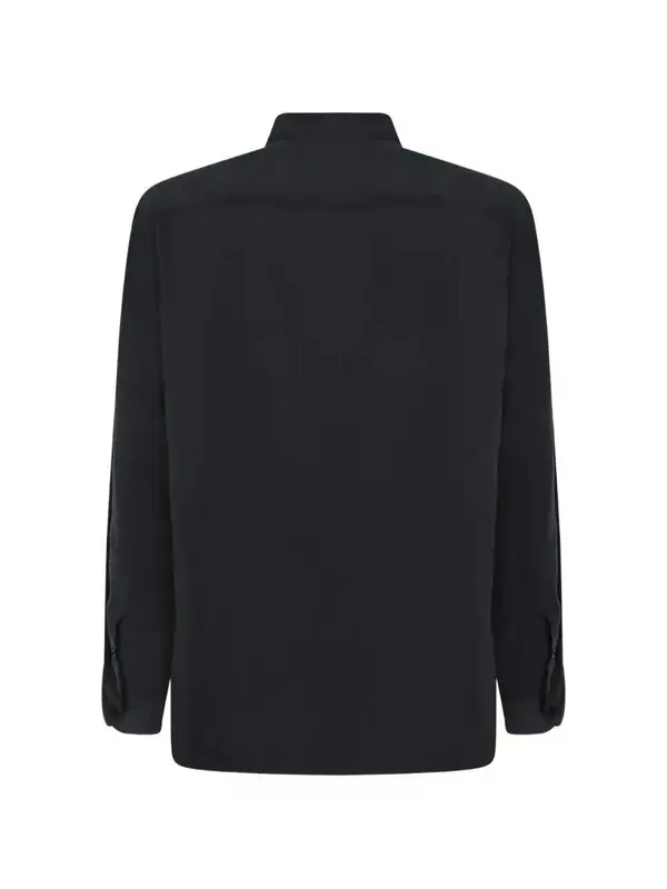 Giorgio Armani Mandarin-collar Long-sleeve Shirt