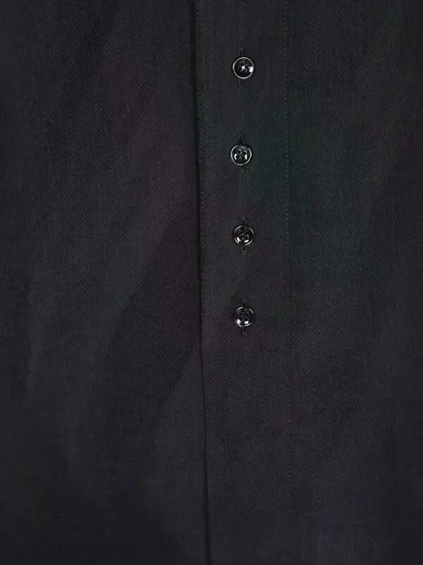 Giorgio Armani Mandarin-collar Long-sleeve Shirt