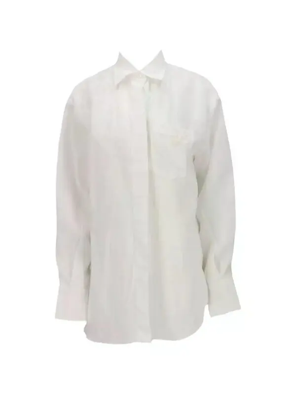 Isaia Concealed-button Long-sleeve Shirt