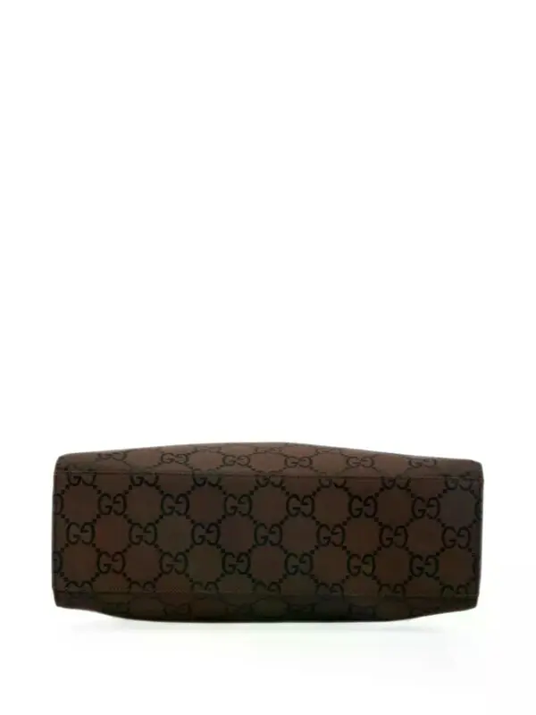 Gucci Gg Nylon Bamboo Satchel