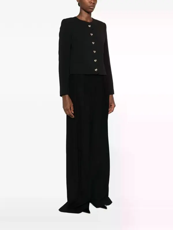 TWINSET Heart-button Scalloped Jacket