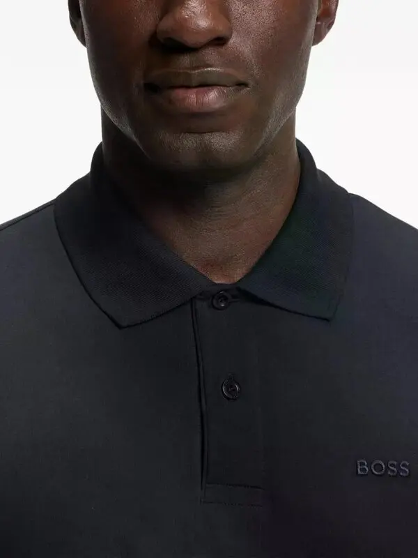 BOSS Logo-embroidered Regular-fit Polo Shirt