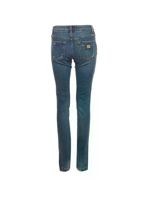 Dolce & Gabbana Distressed Slim-fit Jeans