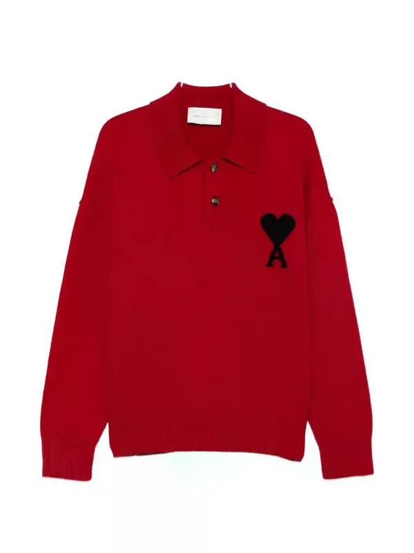 AMI Paris De Coeur Polo Shirt