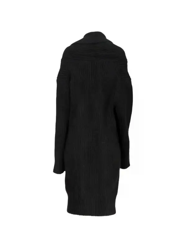 Isaia Ribbed-knit Shawl-lapel Coat