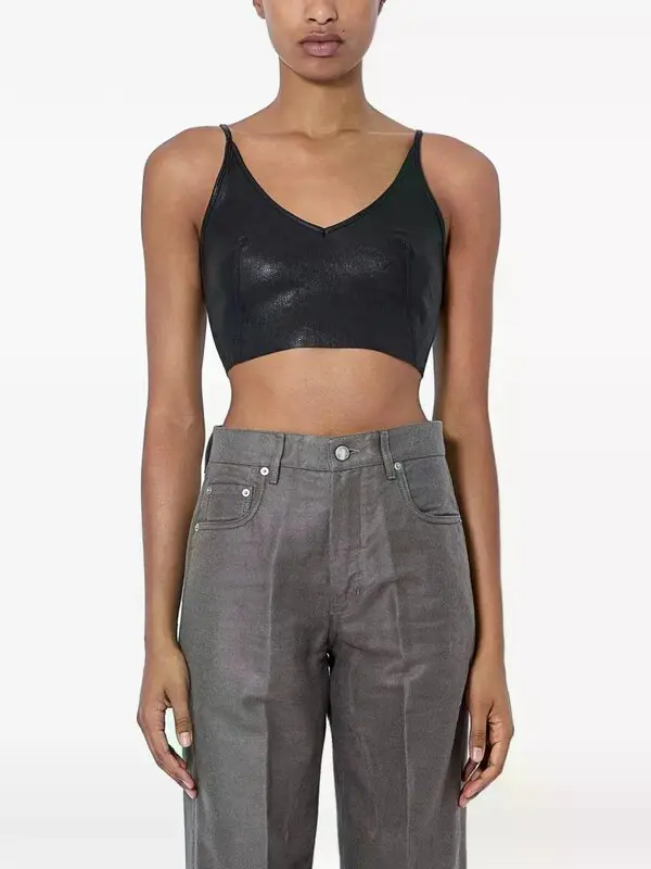 Rick Owens V-neck Top - Black
