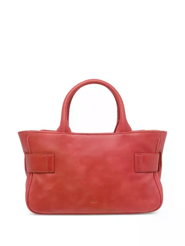 OSOI Mini Brocle Tote Bag With Buckle Fastening - Red