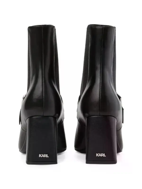 Karl Lagerfeld Chelsea Buckle Boots
