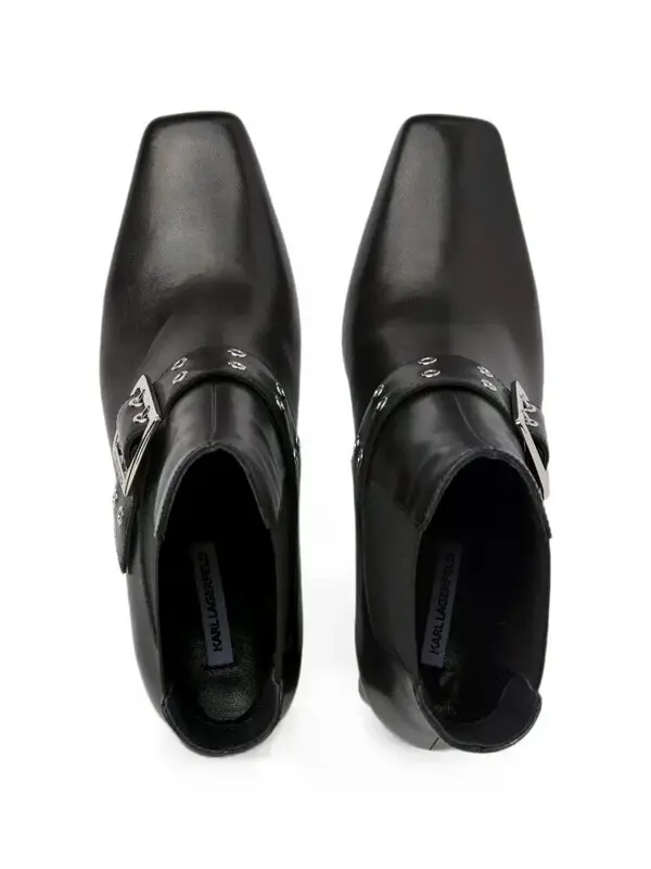 Karl Lagerfeld Chelsea Buckle Boots