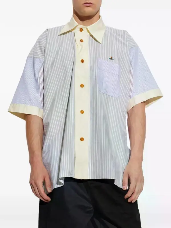VIVIENNE WESTWOOD Striped Short-sleeve Shirt