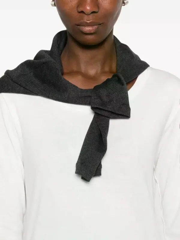 THE ROW Kalto Long-sleeve Scoop Neck T-shirt