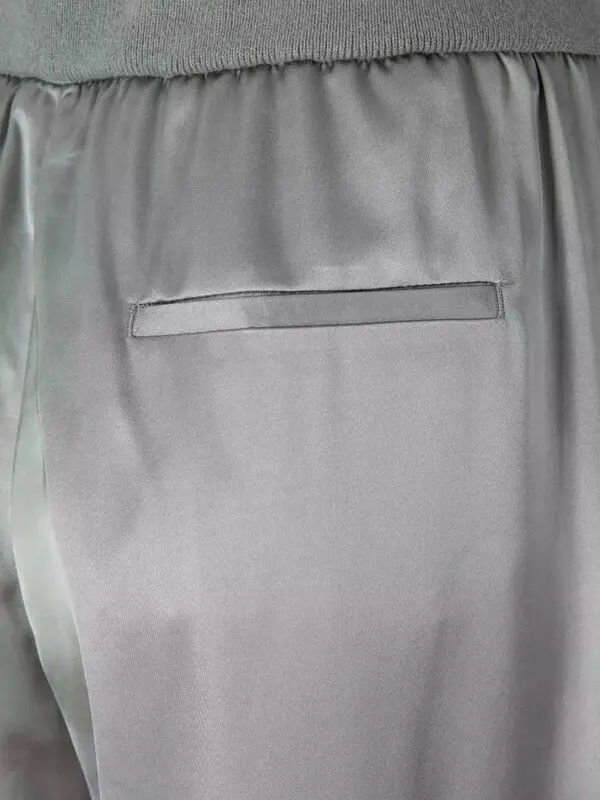 Peserico Drawstring-waist Wide-leg Trousers