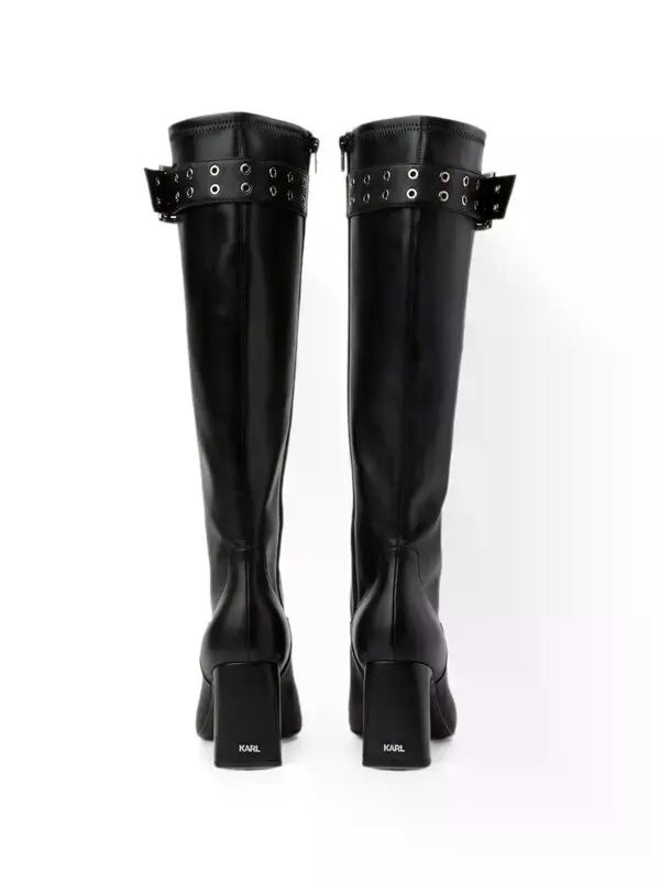 Karl Lagerfeld Kati Buckle-strap Boots