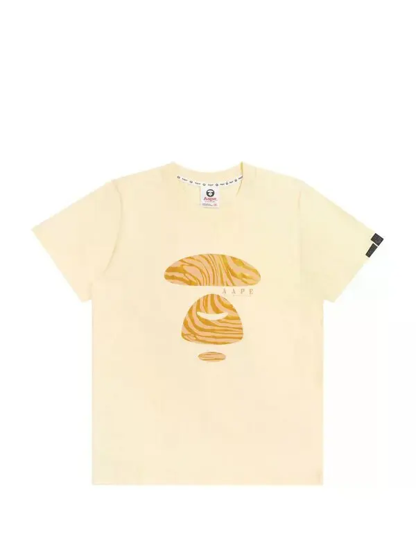 AAPE BY *A BATHING APE Moonface Graphic-print Cotton T-shirt