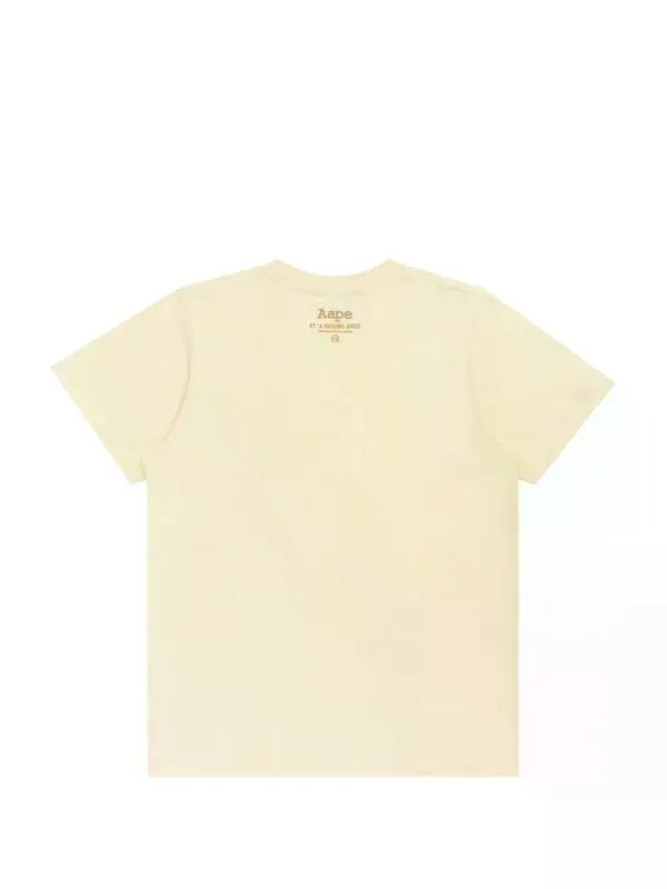 AAPE BY *A BATHING APE Moonface Graphic-print Cotton T-shirt