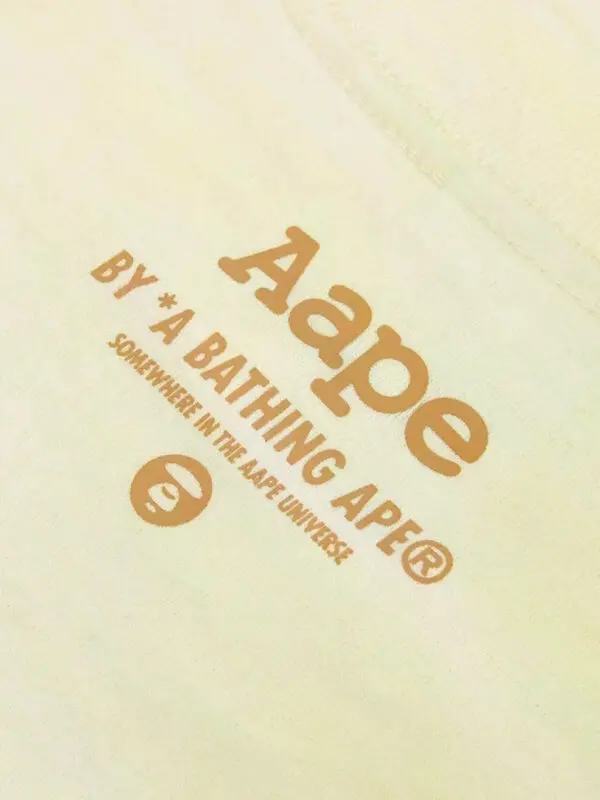 AAPE BY *A BATHING APE Moonface Graphic-print Cotton T-shirt