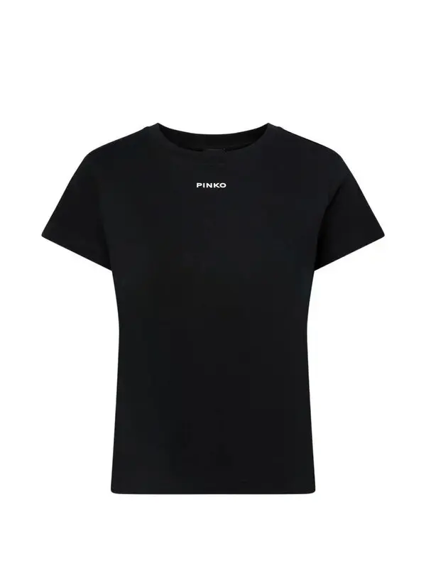 Pinko Logo Print Crewneck T-shirt