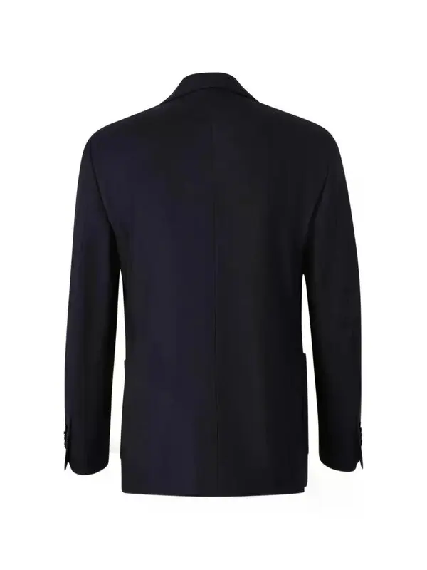LARDINI Flower-lapel Single-breasted Blazer