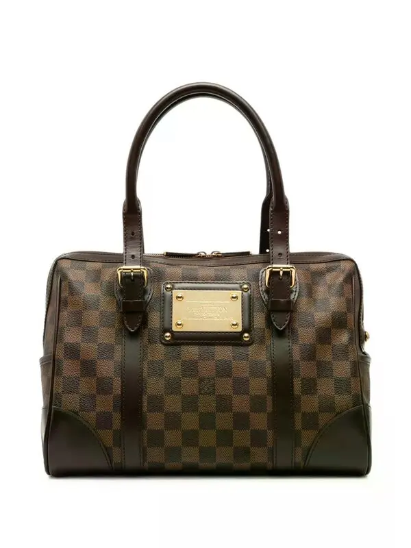 LOUIS VUITTON Damier Ebene Berkeley Handbag