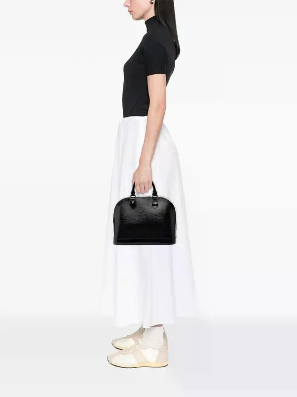 LOUIS VUITTON Electric Epi Alma Pm Handbag - Black