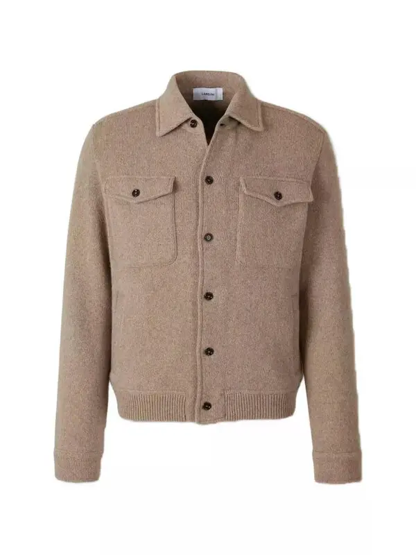 LARDINI Button-up Flap-pocket Cardigan