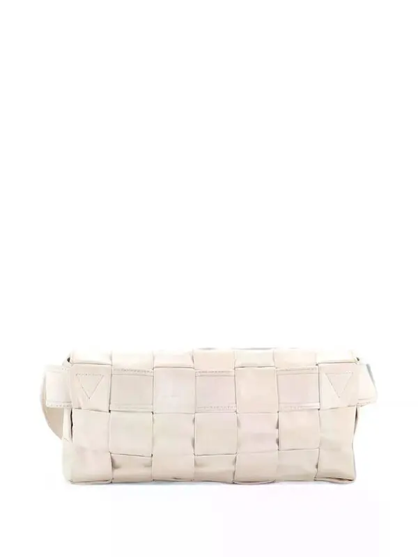 Bottega Veneta Maxi Intrecciato Leather Crossbody Bag - Neutrals